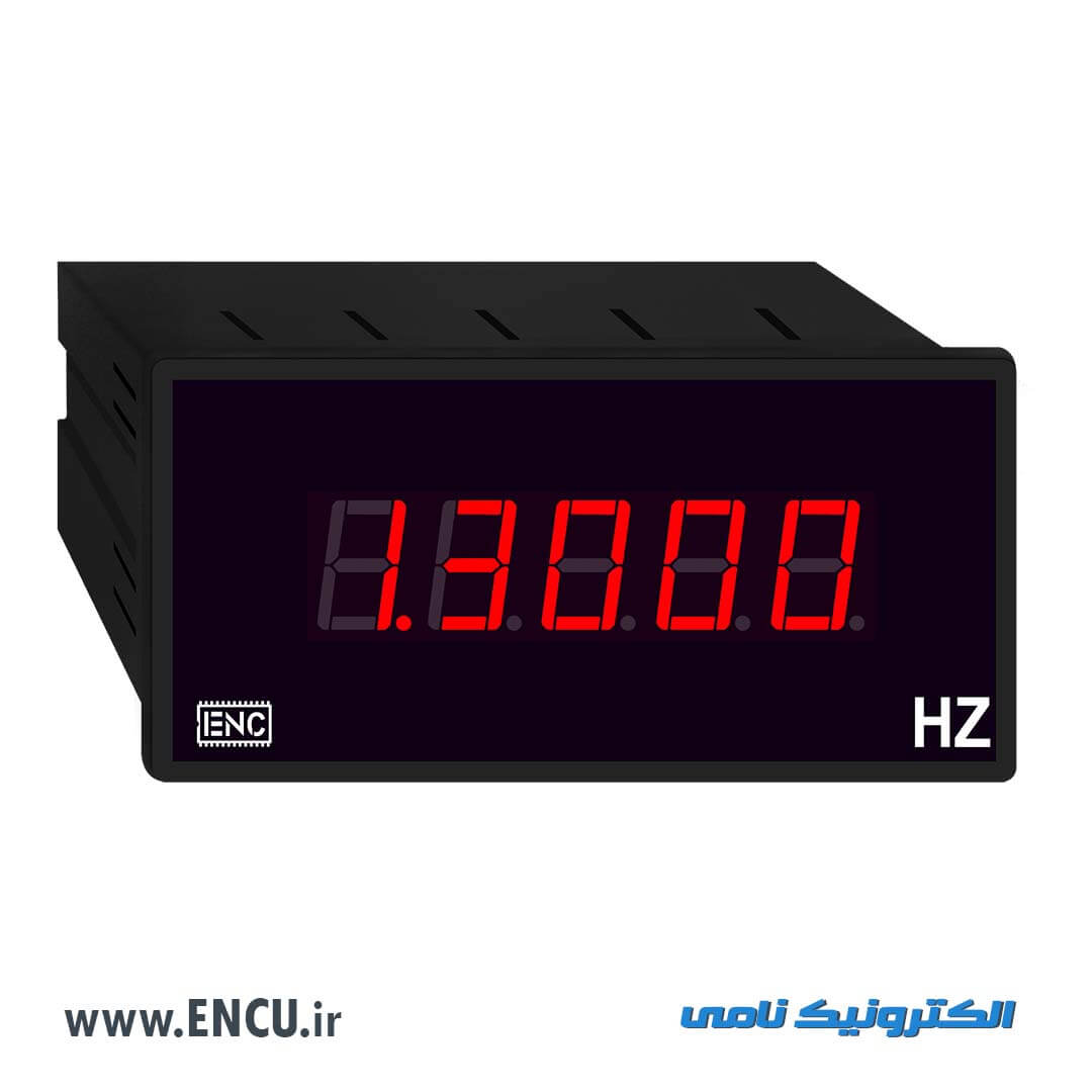 ۵-digit digital panel frequency meter - الکترونیک نامی